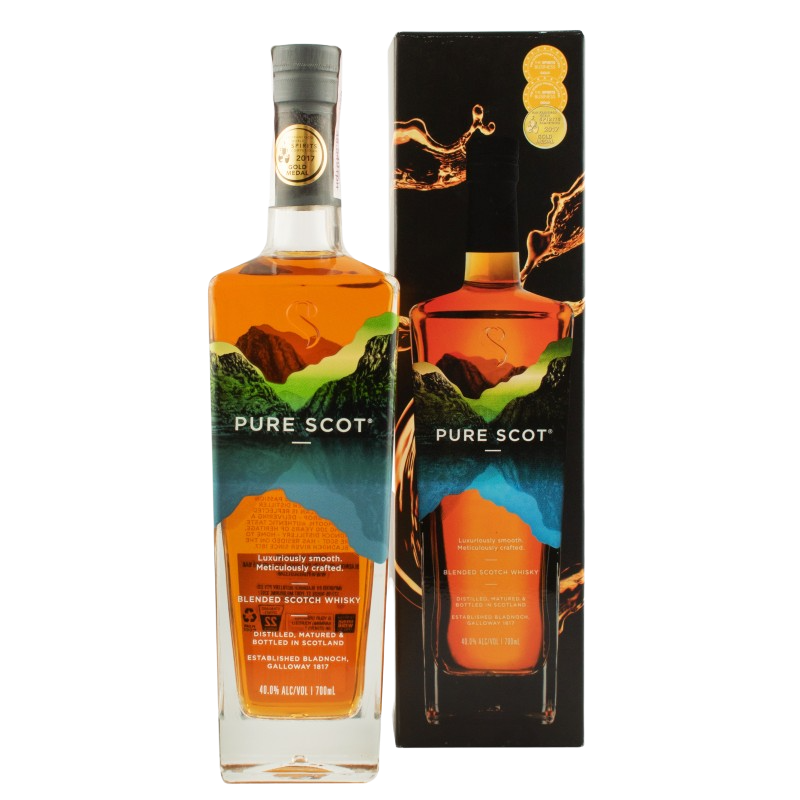Купити Віскі Pure Scot Blended 0,7л 40% коробка