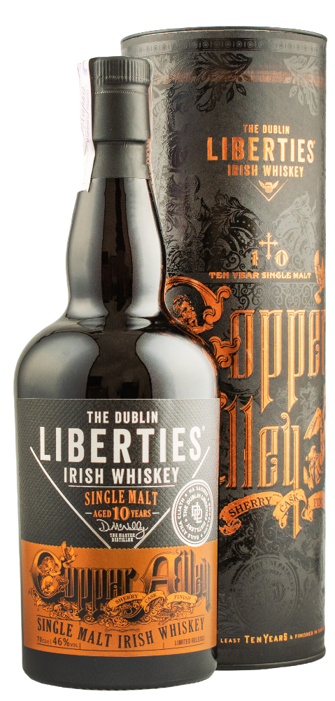 Купити Віскі Dubliner Liberties Copper Alley 0,7л 10yo в тубусі