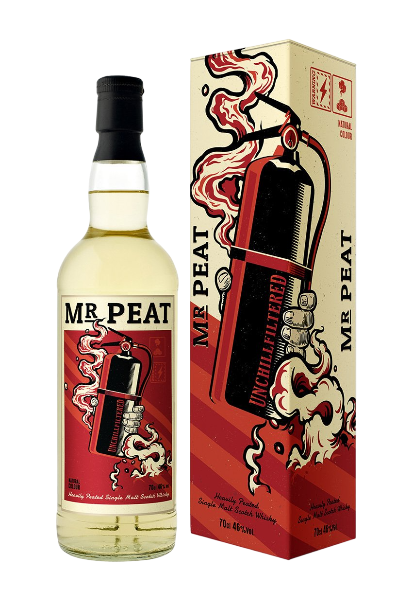 Купити Віскі Mr Peat Single Malt коробка Fox Fitzgerald
